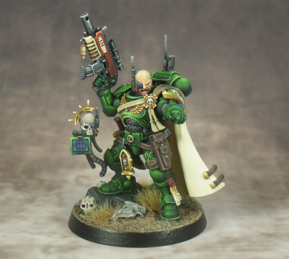Dark Angels Primaris Captain Done – Kuribo's Painting